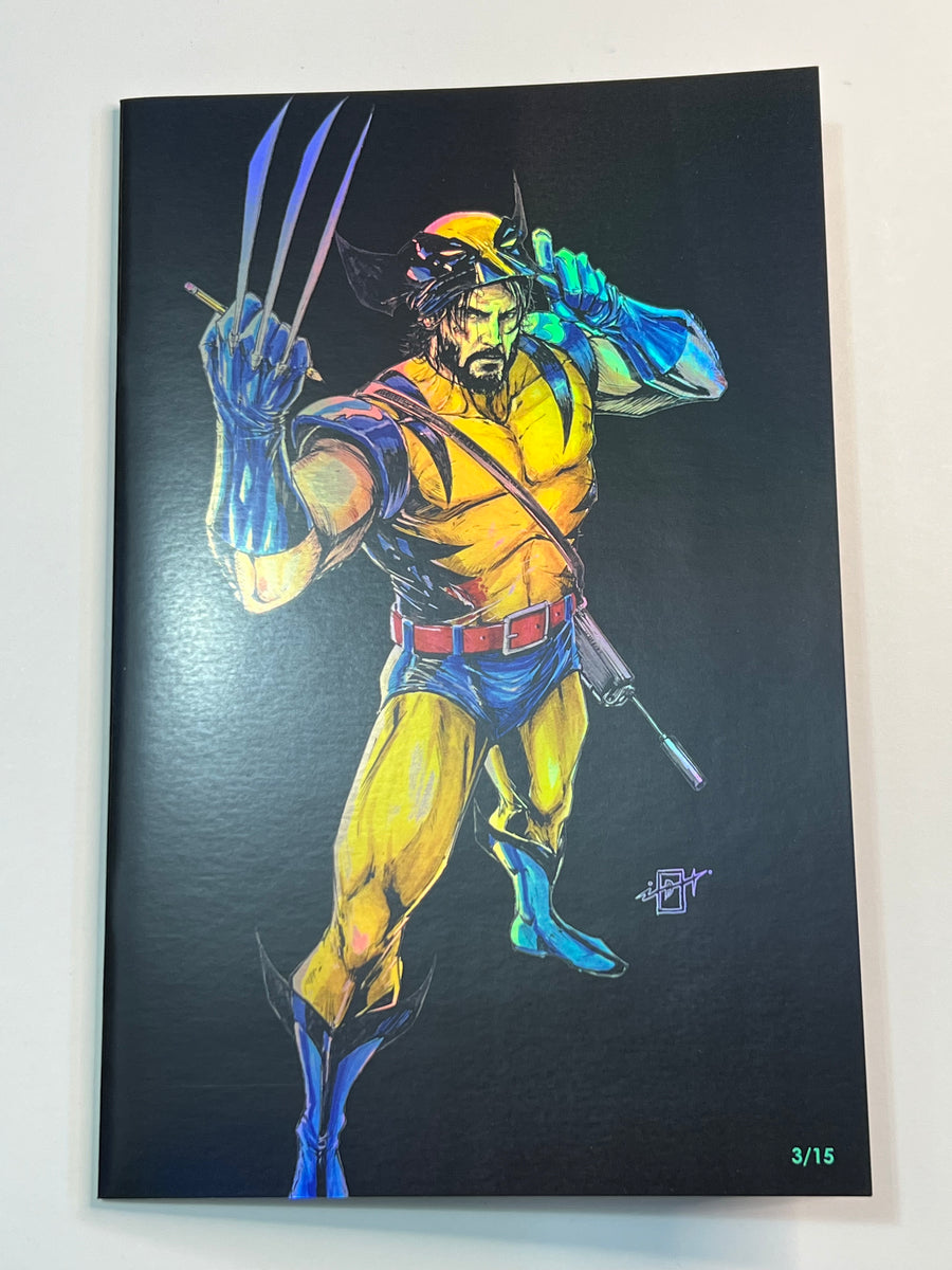 Fame: Keanu Reeves #1 J Scott Campbell Homage Black Foil Virgin Limite ...