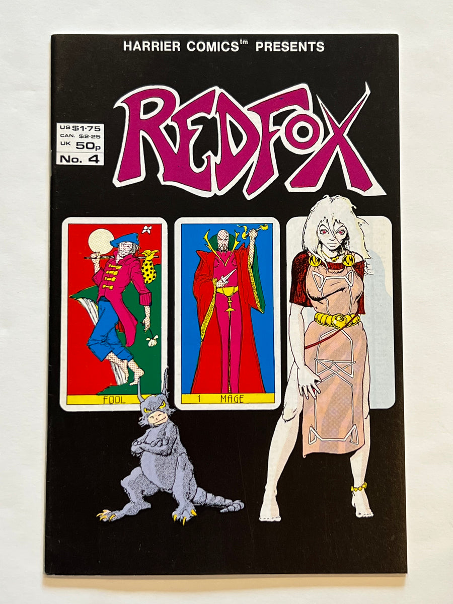 Red Fox 4 - Harrier Comics - 1986 – Joels Comics